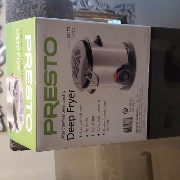Presto | Kitchen | New Box Liter Presto Stainless Steel Deep Fryer ...